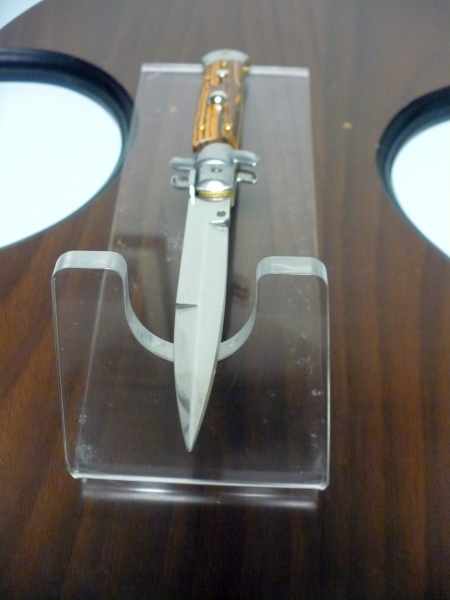 FRANK BELTRAME italian stiletto - 23 cm legno pregiato di ziricote ...